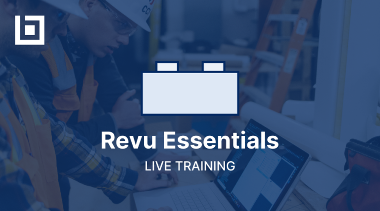 Revu Essentials Training – North America | Bluebeam Events